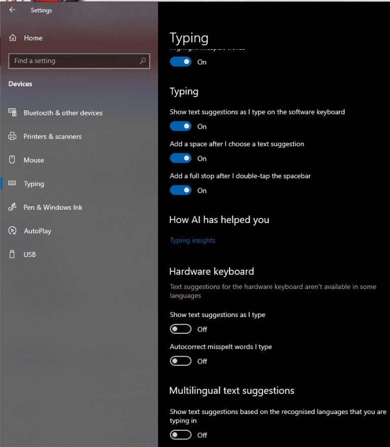 Windows 10: How to Enable Autocorrect and Predictive Text - Technipages