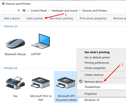 Fix Microsoft XPS Writer Missing on Windows 10 - Technipages