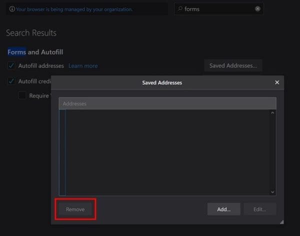 How to Remove Saved Information From Firefox Autofill - Technipages