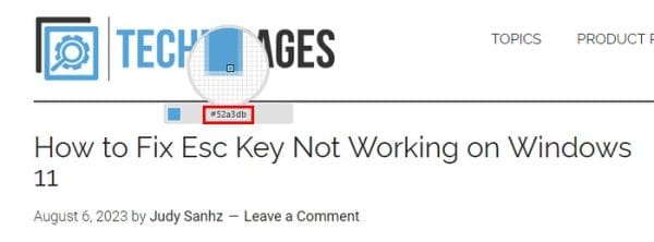 Firefox: How to Identify a Specific Color in a Web Page - Technipages