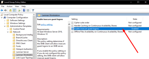 Fix Cannot Access Network Shares on Windows 10 - Technipages