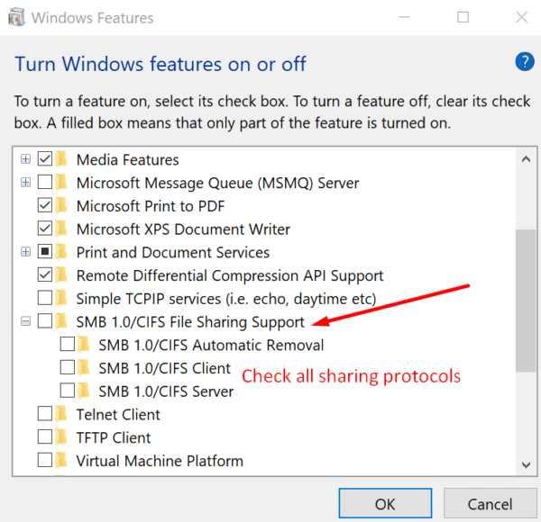 Fix Cannot Access Network Shares on Windows 10 - Technipages