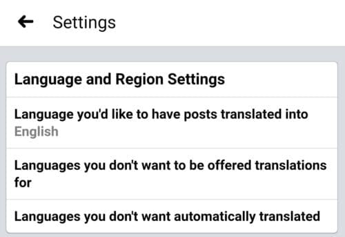 How to Stop Facebook from Automatically Translating - Technipages