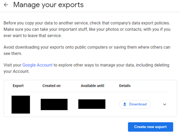 Google Account: How to Download Your Account Data - Technipages
