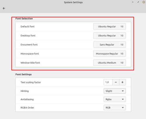 Linux Mint: How to Change the Default Fonts and Font Sizing - Technipages