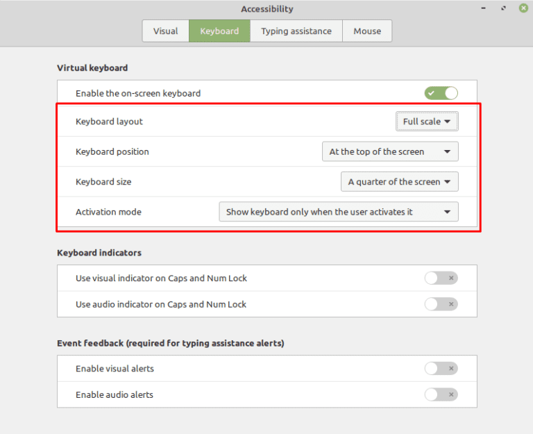 Linux Mint: How to Enable the on-Screen Keyboard - Technipages