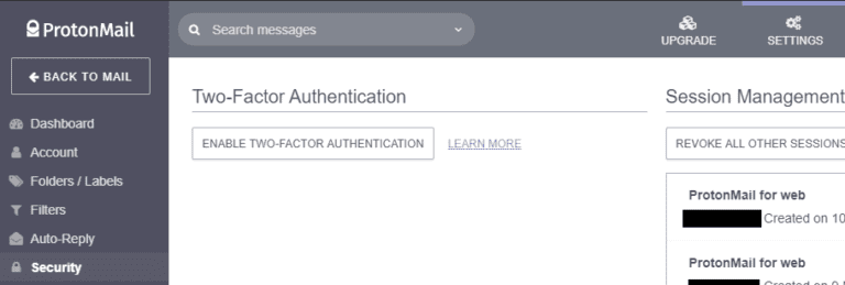 ProtonMail: How to Enable Two-Factor Authentication - Technipages