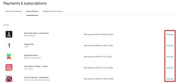 How to Manage Your Google Play Subscriptions on Android - Technipages
