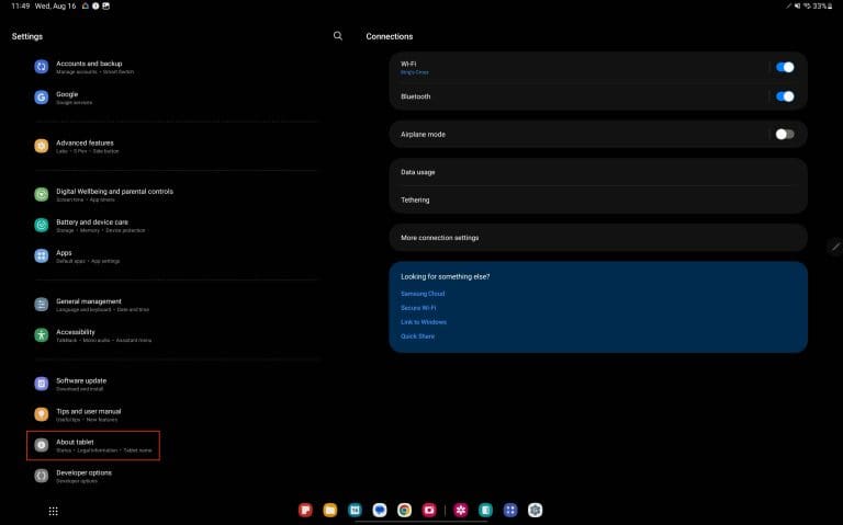 Galaxy Tab S9: Enable USB Debugging - Technipages