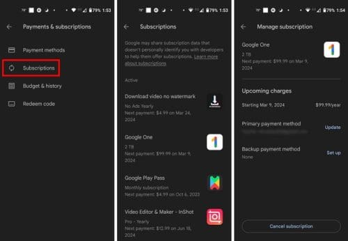How to Manage Your Google Play Subscriptions on Android - Technipages