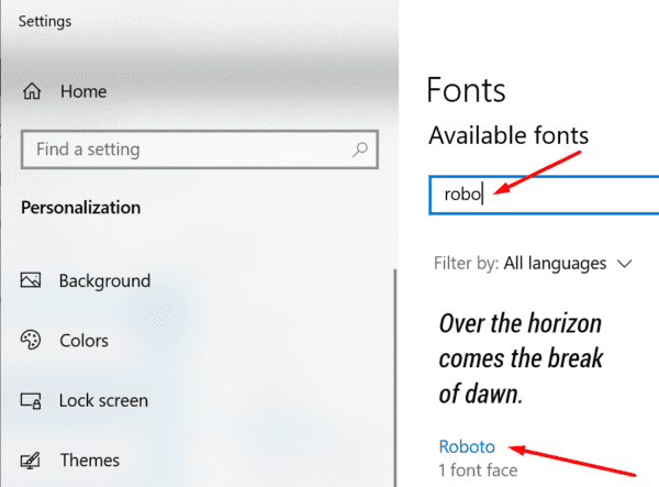 Windows 10: How to Install TrueType Fonts - Technipages