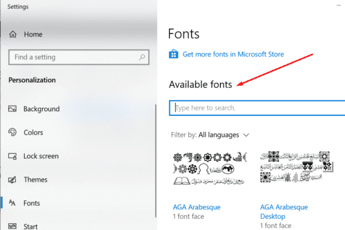 Windows 10: How to Install TrueType Fonts - Technipages