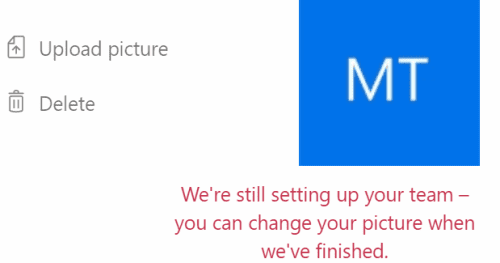 Microsoft Teams: We're Still Setting Up Your Team - Technipages