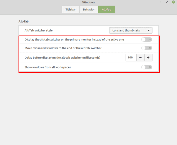Linux Mint: How to Configure How Alt-Tab Works - Technipages