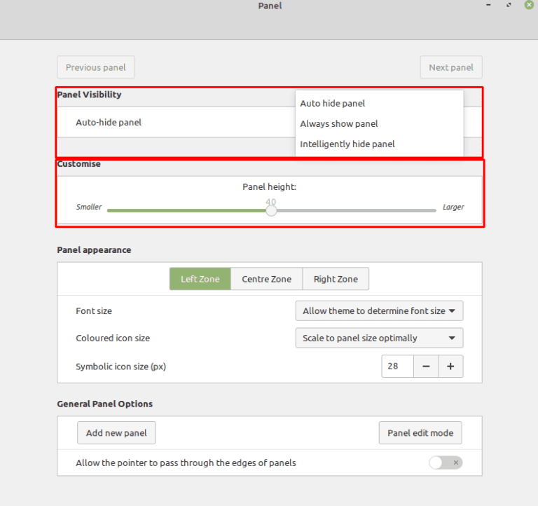 Linux Mint: How to Configure the Bottom Panel - Technipages