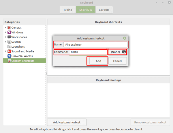 Linux Mint: How to Create New Custom Keyboard Shortcuts - Technipages