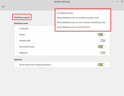 Linux Mint: How to Configure Your Desktop Icons - Technipages
