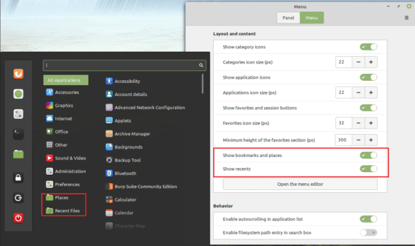 Linux Mint: How to Configure the Menu Applet - Technipages