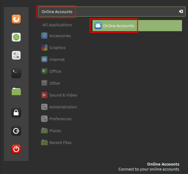 Linux Mint: How To Sign Into Your Online Accounts - Technipages