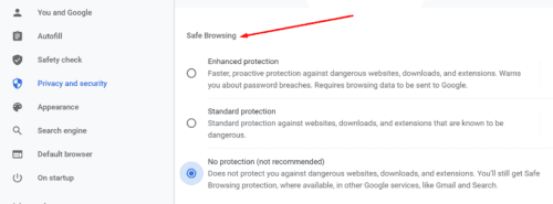 What Is Google Safe Browsing in Chrome? - Technipages