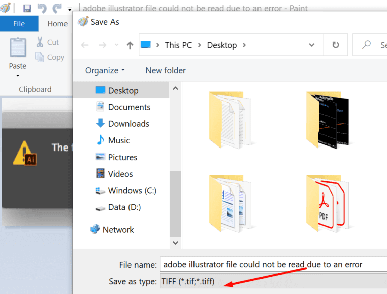 Adobe Illustrator: File Could Not Be Read Due to an Error - Technipages