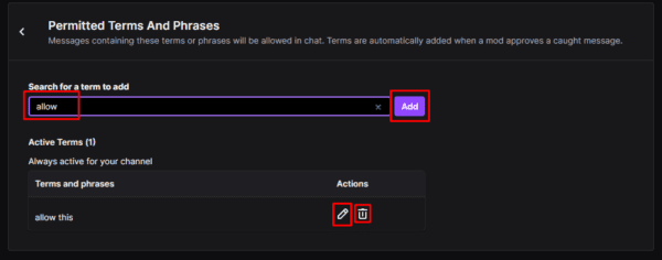 Twitch.tv: How to Add Words or Phrases to the Permit or Block List ...
