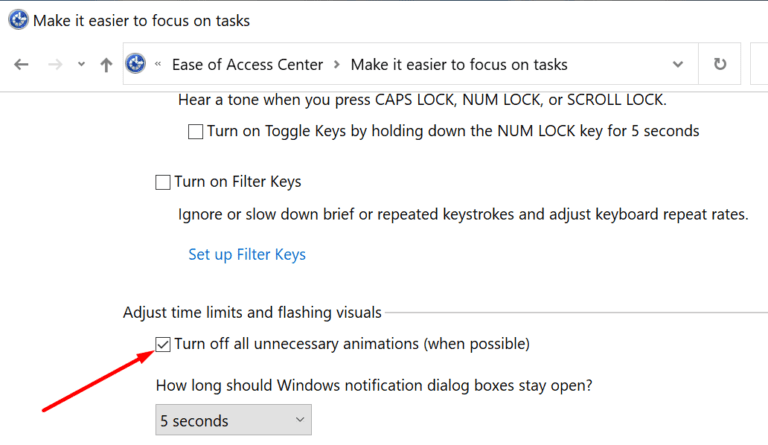 Windows 10: Disable Caps Lock Notifications - Technipages
