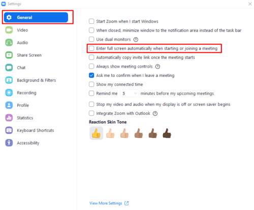 Zoom: How to Automatically Full-Screen When You Join a Meeting ...