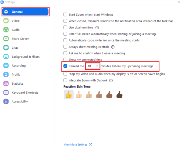 Zoom: How to Enable a Reminder Before a Meeting - Technipages