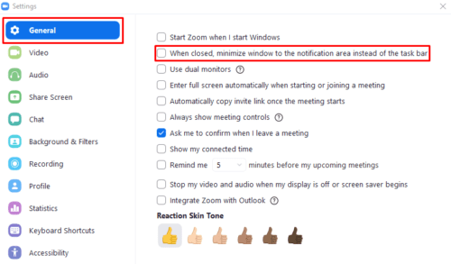 Zoom: How to Stop Zoom From Minimizing to the System Tray - Technipages