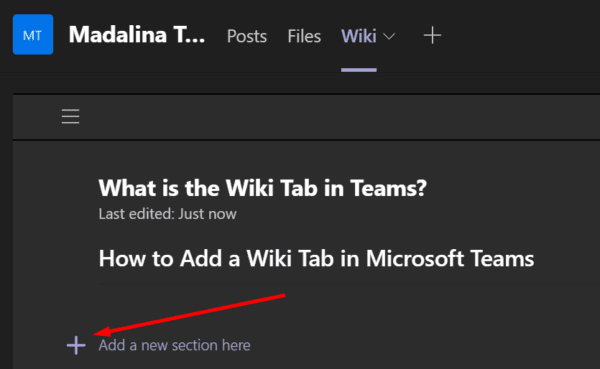 What Is the Wiki Tab in Microsoft Teams? - Technipages