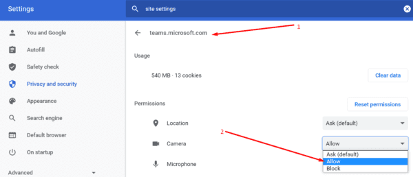 Fix Microsoft Teams Not Detecting Camera - Technipages