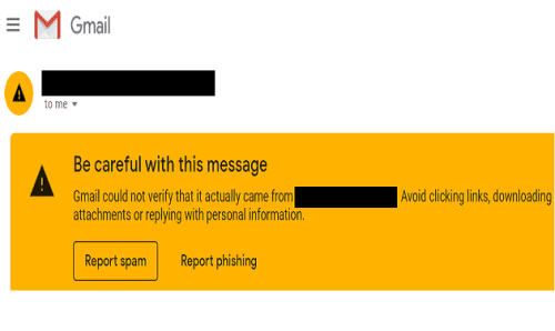 Gmail: Be Careful with This Message - Technipages