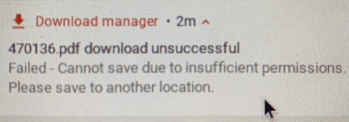Chrome Download Failed: Insufficient Permissions - Technipages