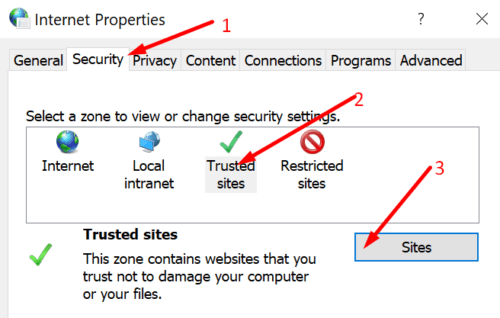 Edge: Content Was Blocked, Invalid Security Certificate - Technipages