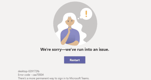 How to Fix Microsoft Teams Error caa70004 - Technipages