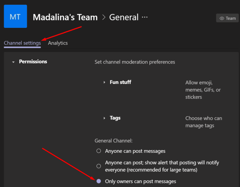 Microsoft Teams How To Disable Comments And Replies Technipages