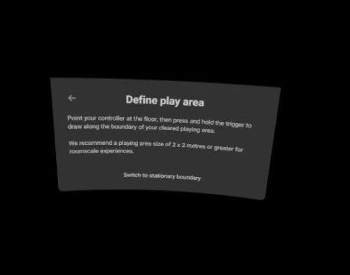 VR Oculus Quest 2: How to Configure a New Room-Scale Boundary - Technipages