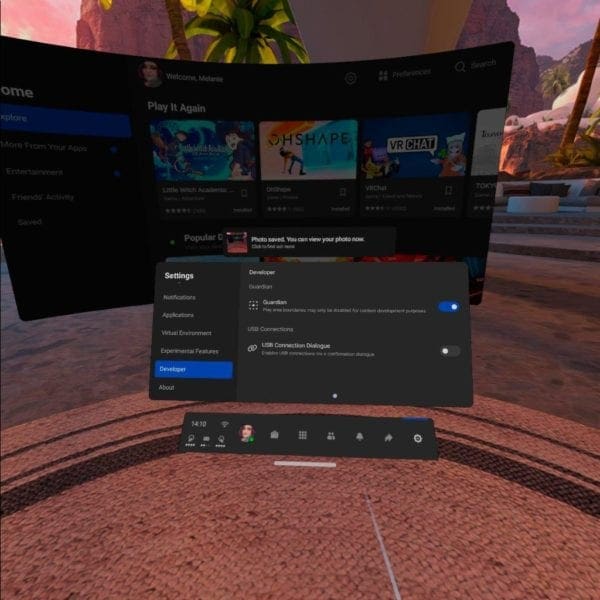 VR Oculus Quest 2: How to Adjust Boundary Sensitivity - Technipages