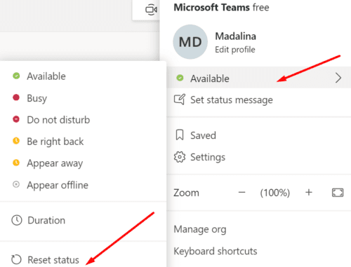How to Fix Microsoft Teams Status Stuck - Technipages