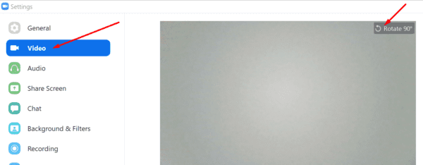 Zoom Camera Is Inverted and Video is Backwards - Technipages