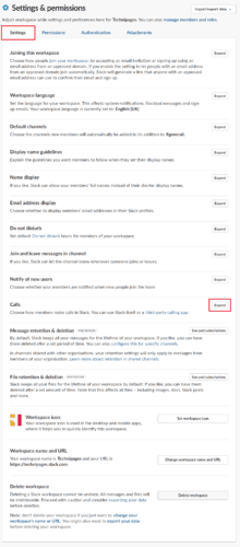 Slack: How to Configure the Slack Call Settings for Your Workspace ...
