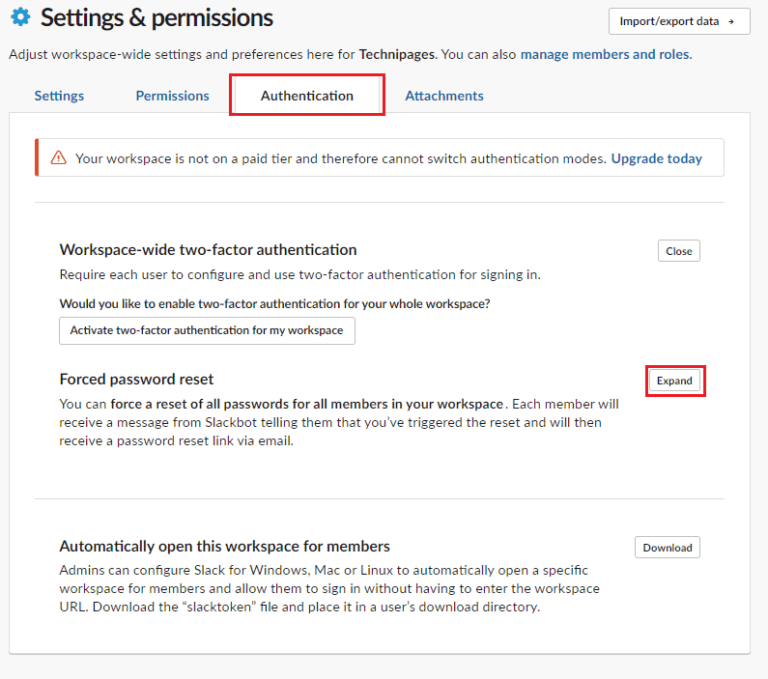 Slack: How to Force All Members of Your Workspace to Change Their ...