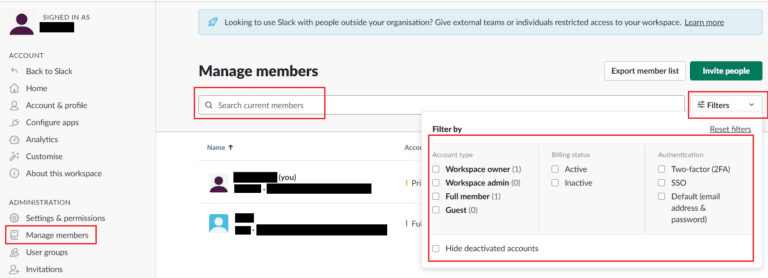 Slack: How to Manage the Workspace Members - Technipages
