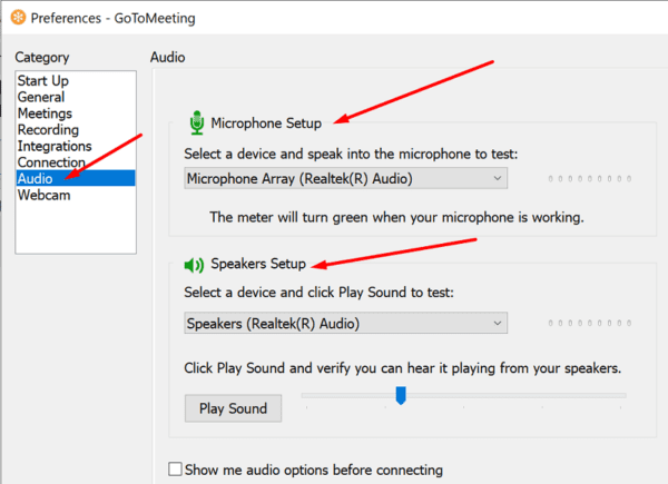 Fix: GoToMeeting Audio and Video Not Working - Technipages