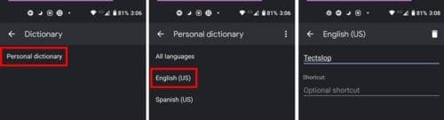 Add a New Word to Your Keyboard's Dictionary - Android - Technipages