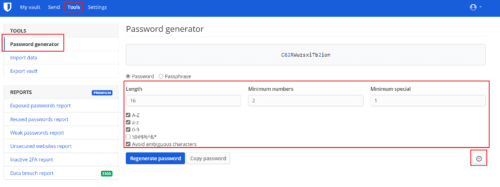 Bitwarden: How To Generate a Password - Technipages