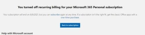 How to Cancel Your Microsoft Premium Subscription - Technipages