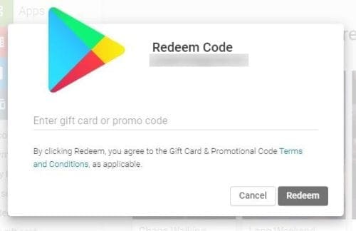 How to Redeem a Google Play Gift card - Technipages