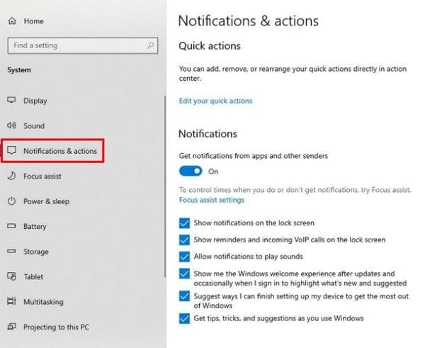 How to Turn off the Windows 10 Action Center - Technipages